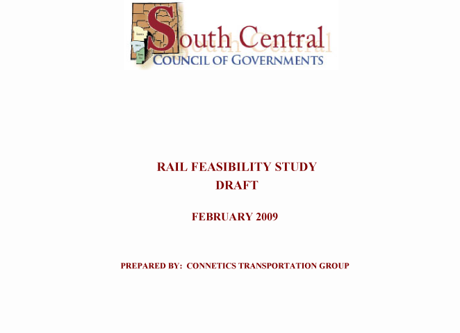 Passenger Rail – South Central Regional Transit